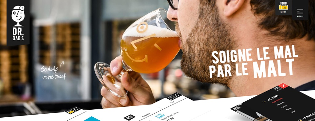 Docteur Gab's Site internet À la Une,Sites web,rotator,E-shop